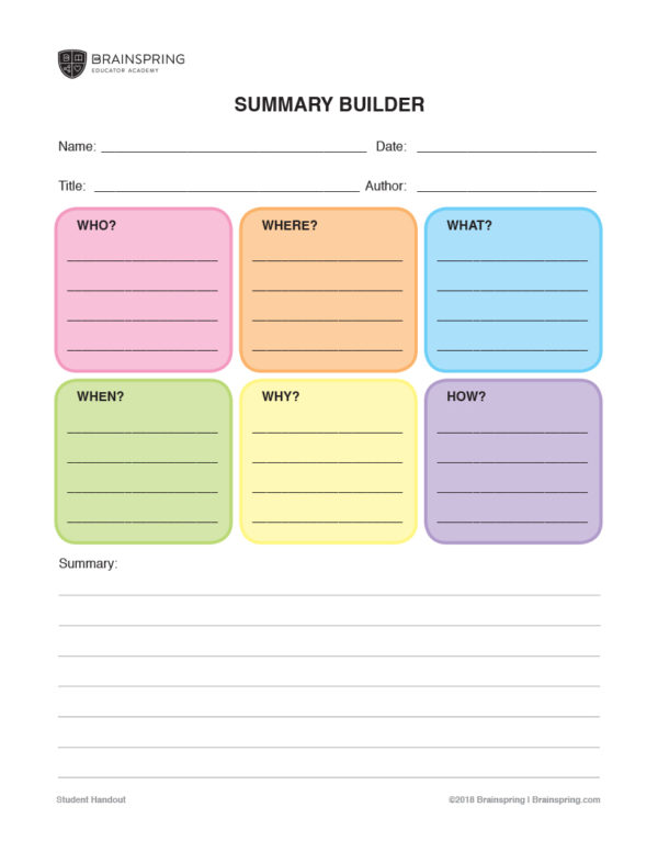 Multisensory Monday: Comprehension in Colors - Brainspring Store