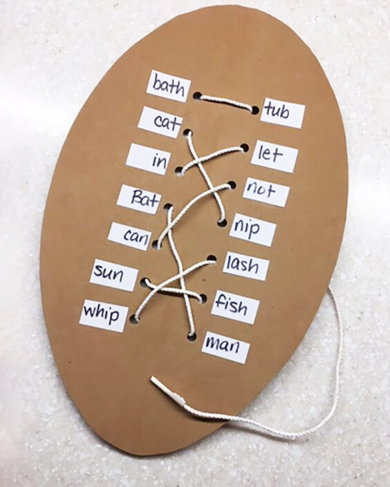 Multisensory Monday: Compound Word Match Football - Brainspring Store